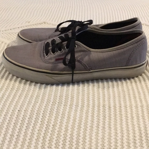 Vans | Shoes | Mens Grey Pinstripe Vans | Poshmark